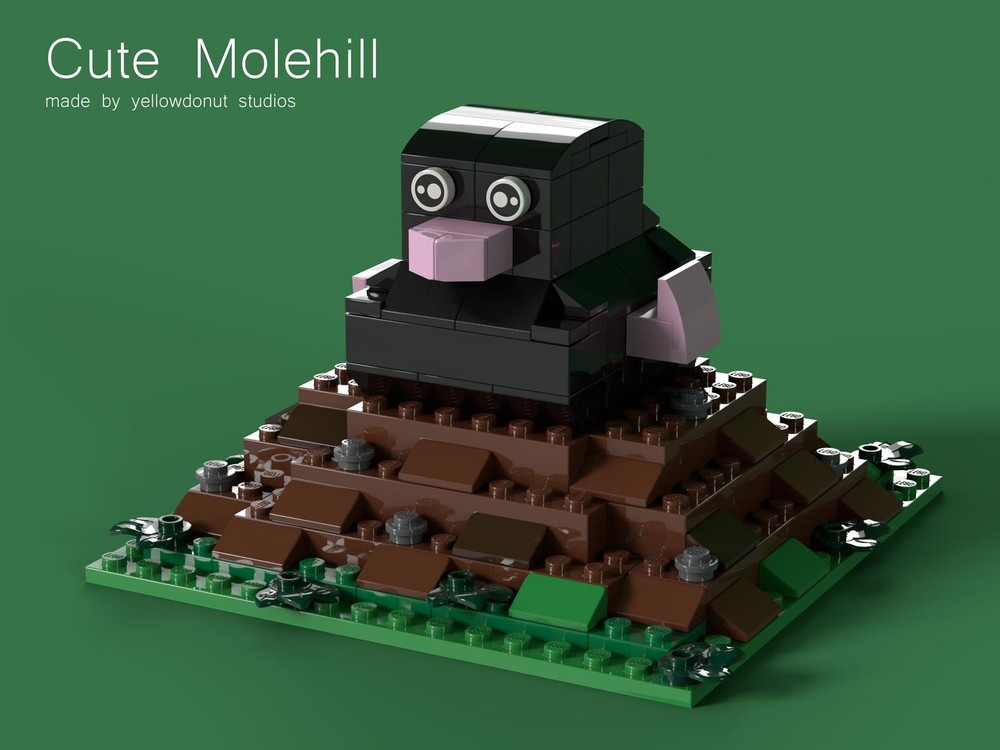 LEGO MOC Cute Molehill by YellowDonut | Rebrickable - Build with LEGO