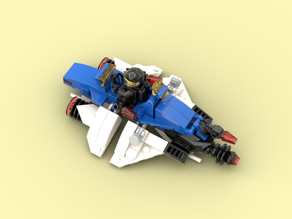 Lego Moc Space Speeder By Pturecki Rebrickable Build With Lego