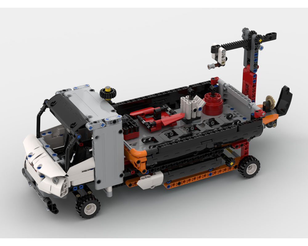 LEGO MOC Dump truck - 42076 by AD Buildings | Rebrickable - Build with LEGO