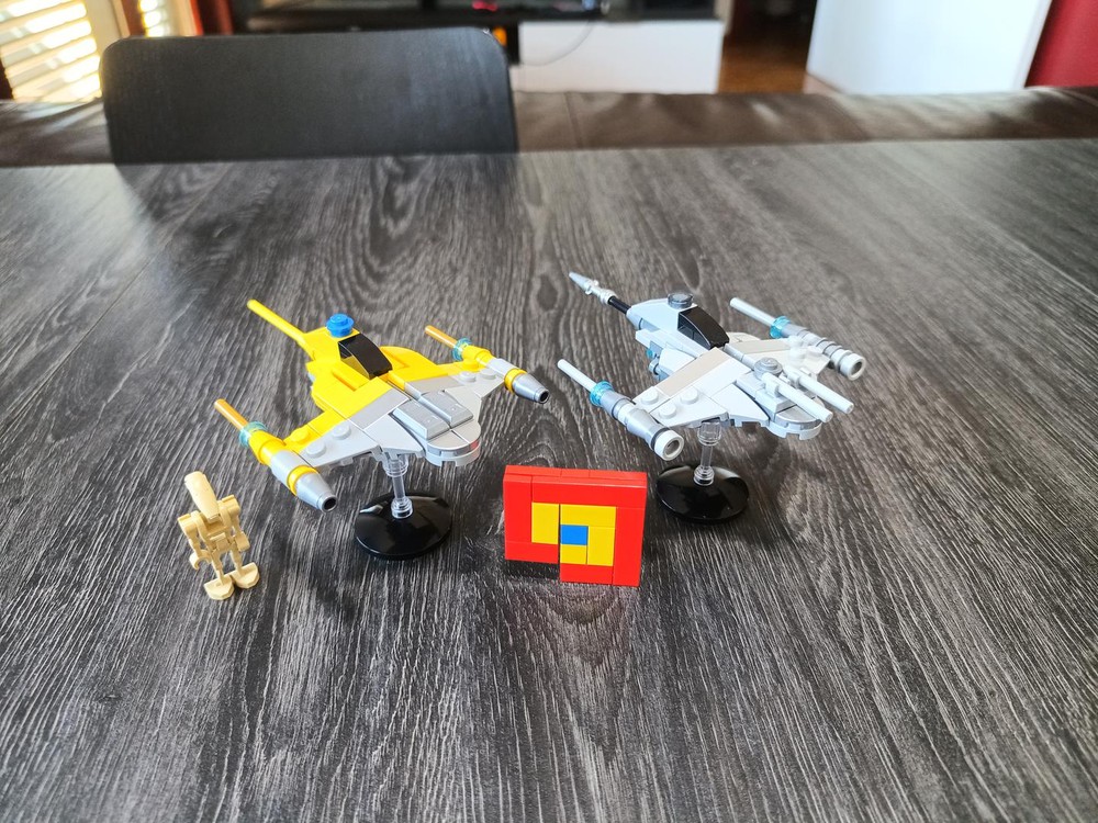 LEGO MOC Naboo N-1 starfighters in microscale by NoParadise_Bricks ...