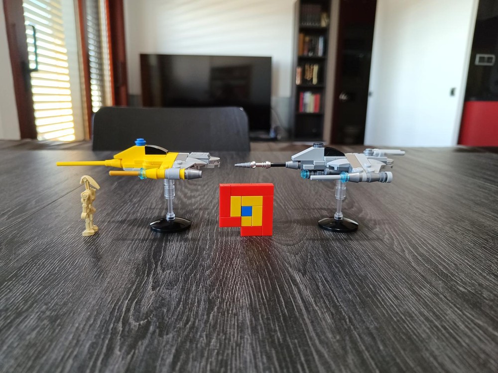 Lego Moc Naboo N 1 Starfighters In Microscale By Noparadisebricks