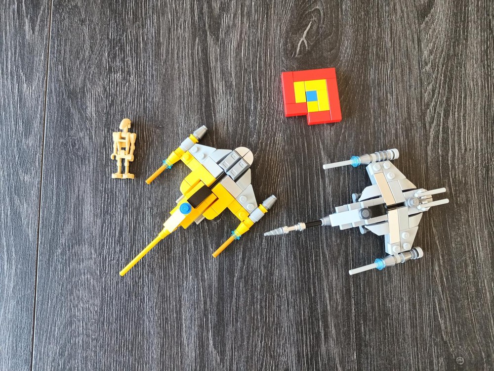 Lego Moc Naboo N 1 Starfighters In Microscale By Noparadisebricks