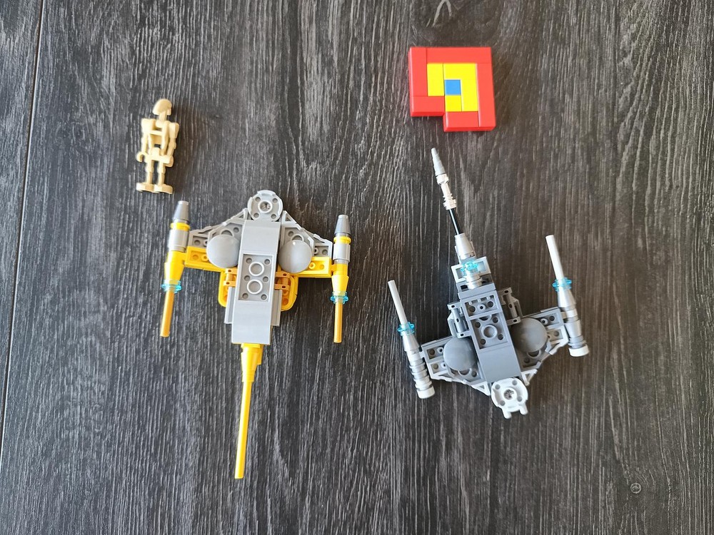 Lego Moc Naboo N 1 Starfighters In Microscale By Noparadisebricks