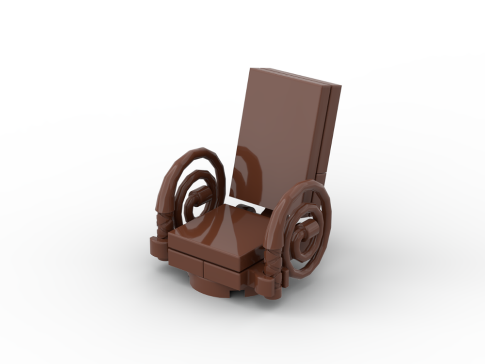 LEGO MOC Wooden Chair - Minifig Scaled | #2 by RYO Furniture Designs ...