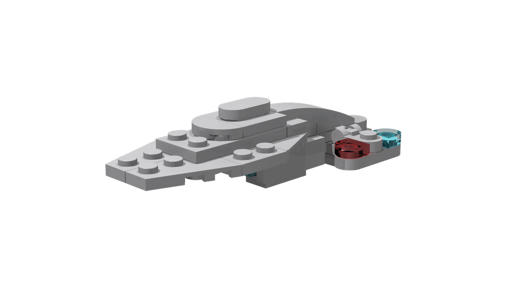 LEGO MOC Micro USS Voyager Intrepid-Class Starship by LegendAJ ...