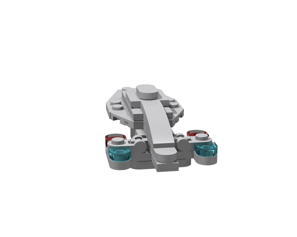 Lego Moc Micro Uss Voyager Intrepid Class Starship By Legendaj