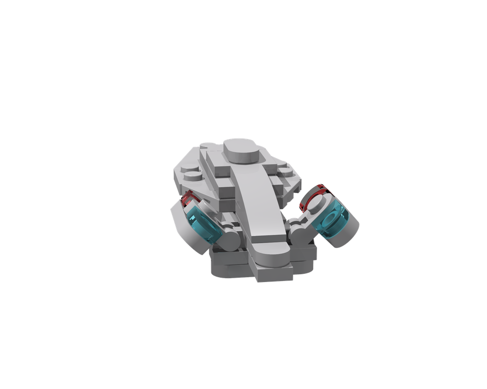 Lego Moc Micro Uss Voyager Intrepid Class Starship By Legendaj
