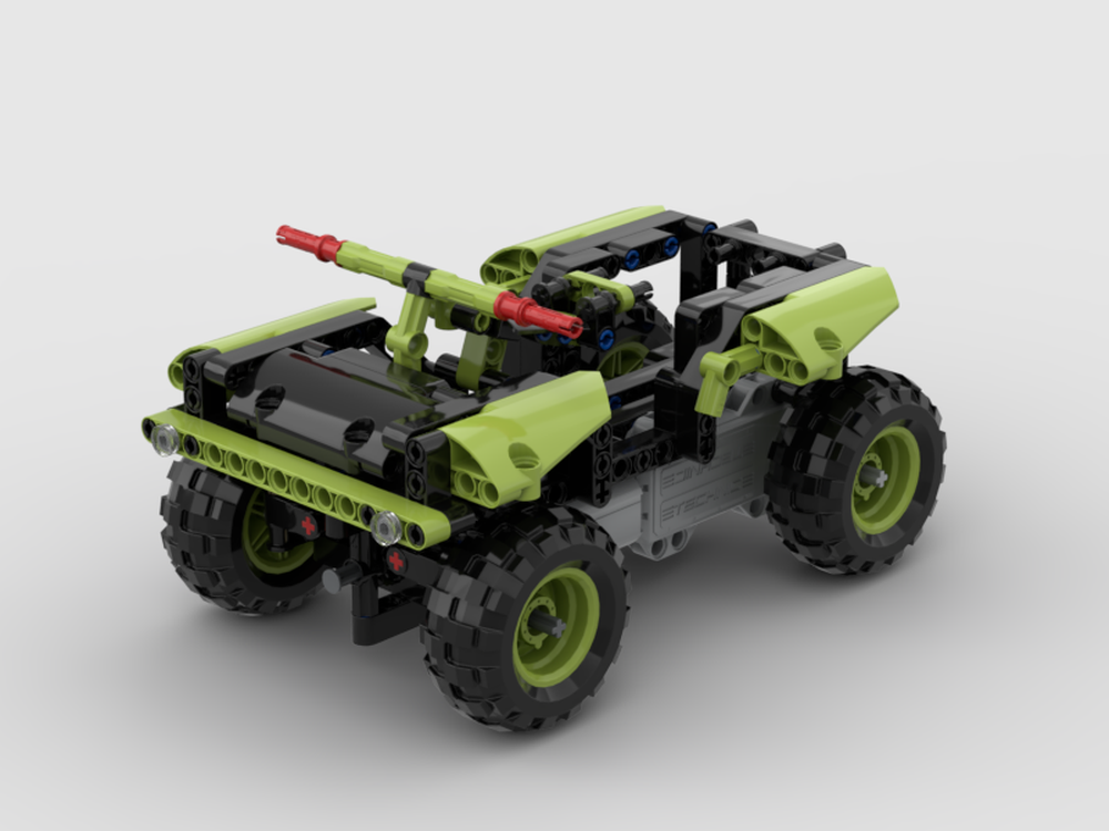 LEGO MOC ATV with buggy motor by SheldonMOC | Rebrickable - Build with LEGO
