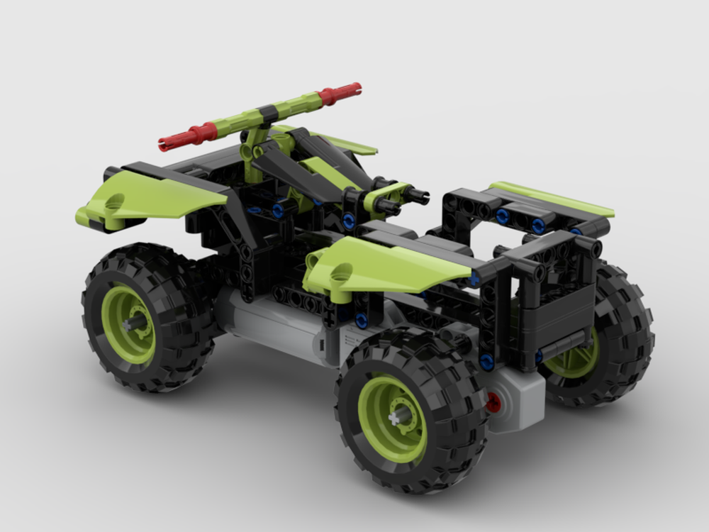 LEGO MOC ATV with buggy motor by SheldonMOC | Rebrickable - Build with LEGO