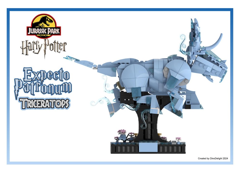 LEGO MOC Expecto Patronum - Jurassic Park Triceratops by DinoDelight ...