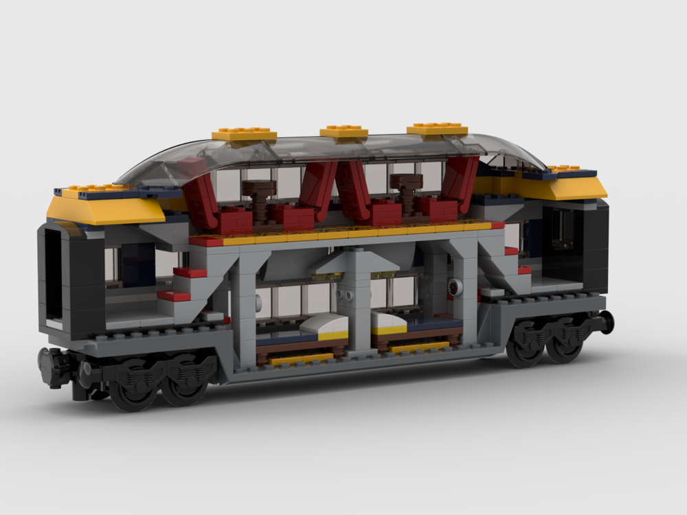 Lego Moc Lego 60197 Double Decker Car Observation Car By Brickdad