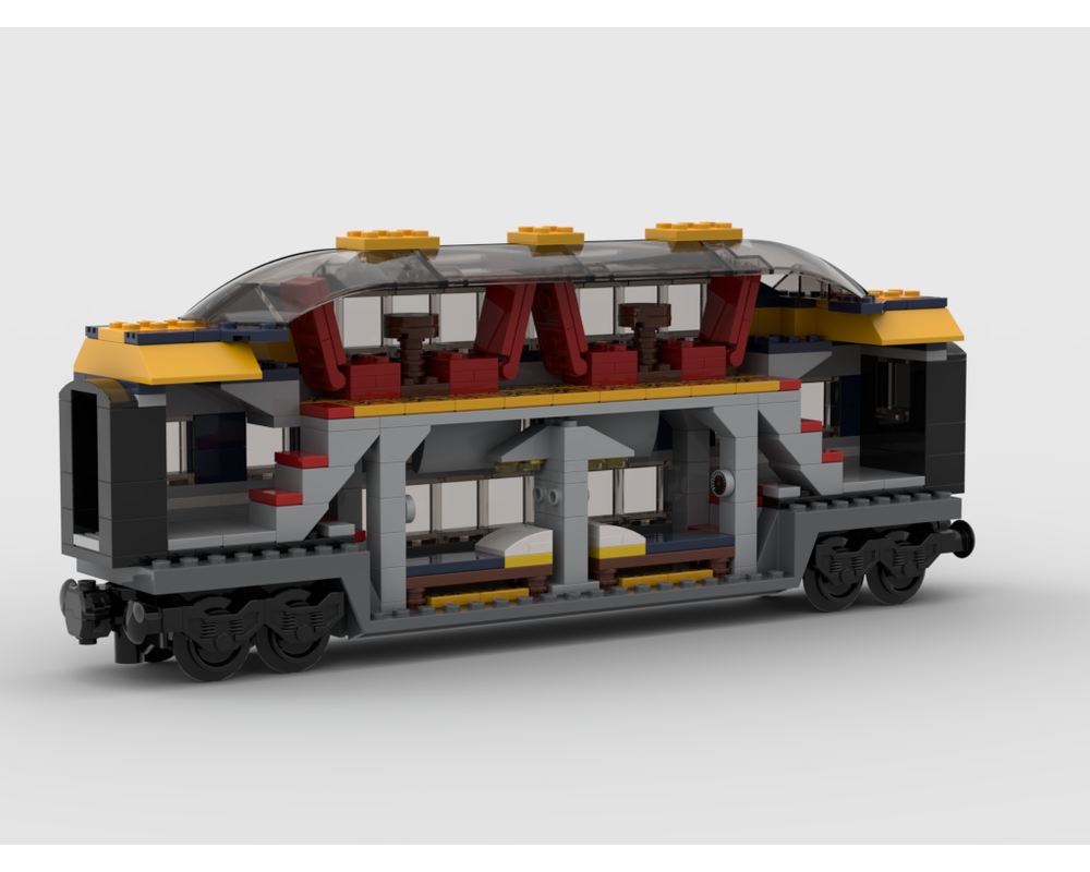 LEGO MOC Lego 60197 Double Decker Car (Observation Car) by Brick_Dad ...
