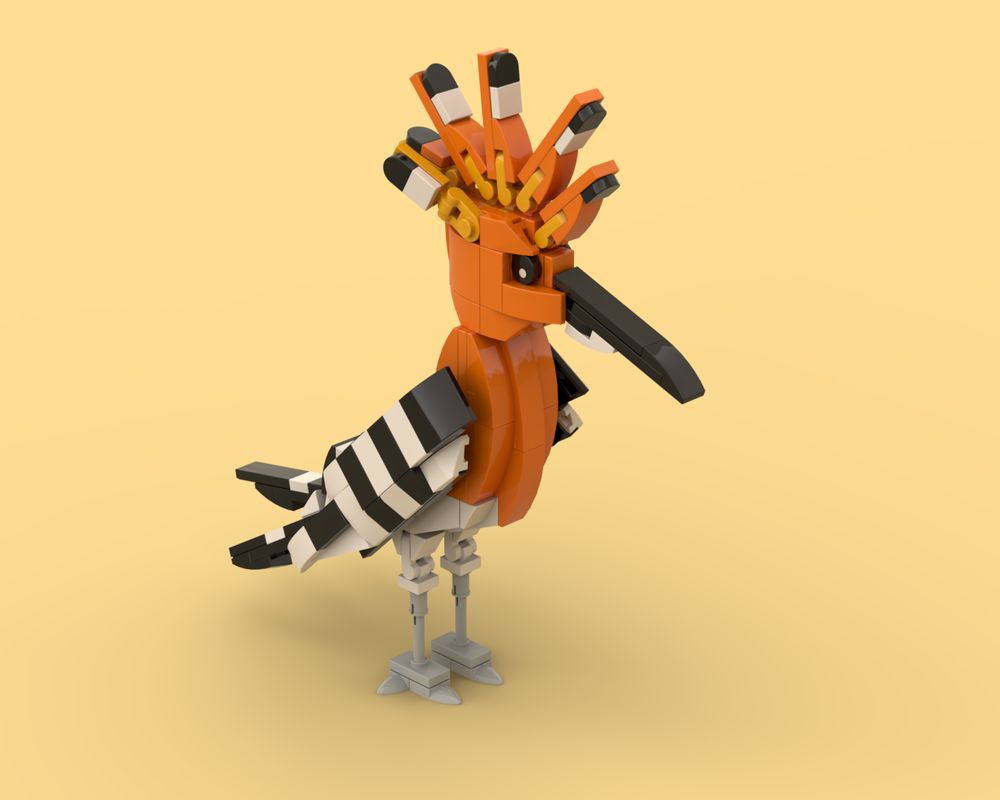 LEGO MOC Hoopoe life size by DiegoFontana | Rebrickable - Build with LEGO