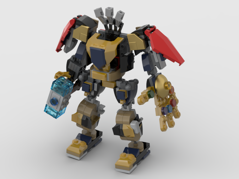 LEGO MOC Thor/Thanos Mech by Brikdiculous | Rebrickable - Build with LEGO