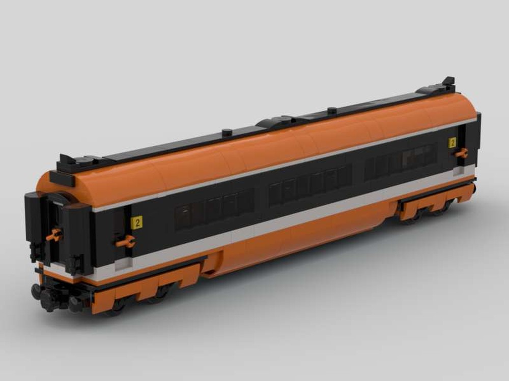 LEGO MOC TGV Sud-Est 2nd Class Coach Horizon Express 10233 MOC by ...