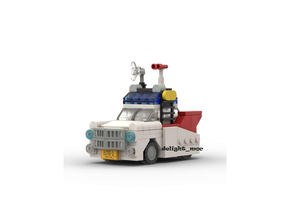 Lego Moc Ecto 1 And Slimer Gb 1984 By Delightmoc Rebrickable