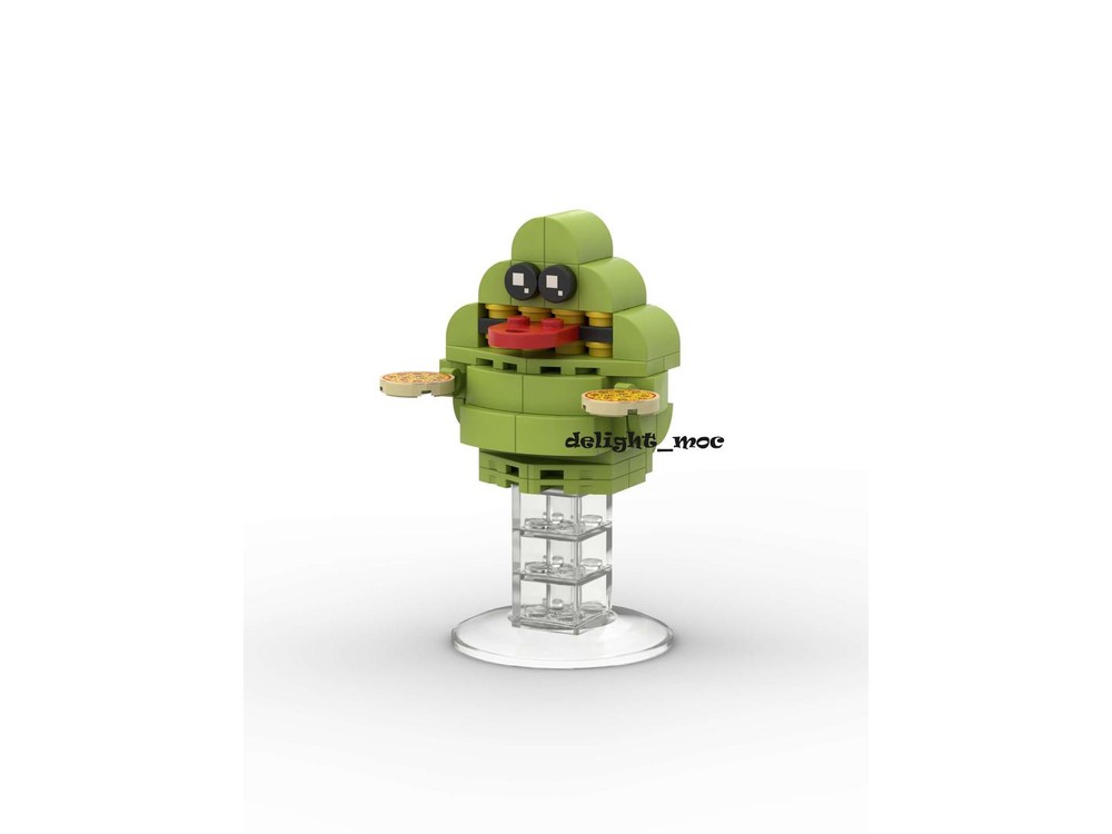Lego Moc Ecto 1 And Slimer Gb 1984 By Delightmoc Rebrickable