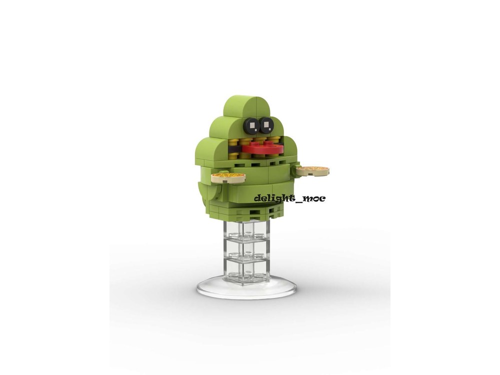 Lego Moc Ecto 1 And Slimer Gb 1984 By Delightmoc Rebrickable