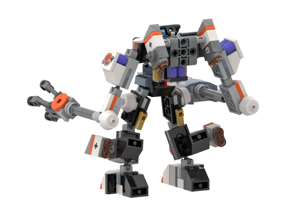 LEGO MOC Heavy Space Mech - (30663-1 x2 & 60428-1 x2) by Mech_Error ...