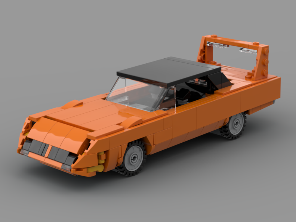 LEGO MOC Plymouth Superbird - Orange by DudPR | Rebrickable - Build ...