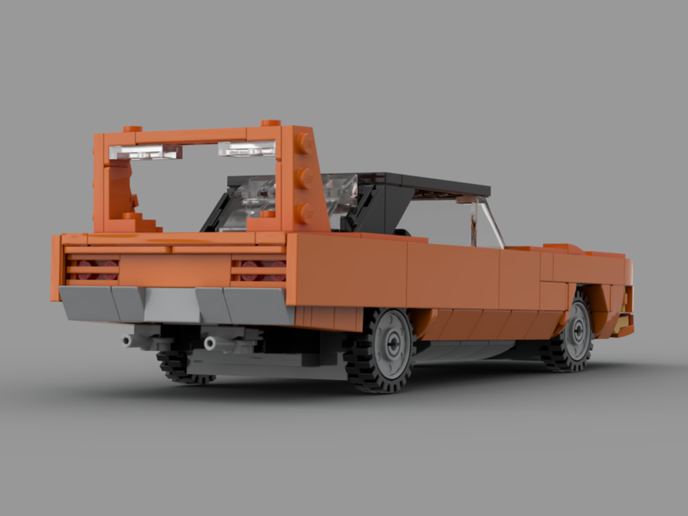 Lego Moc Plymouth Superbird Orange By Dudpr Rebrickable Build