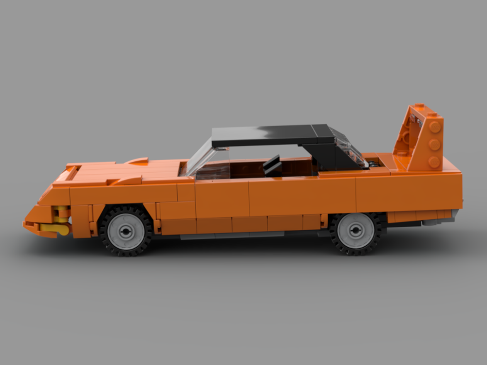 Lego Moc Plymouth Superbird Orange By Dudpr Rebrickable Build