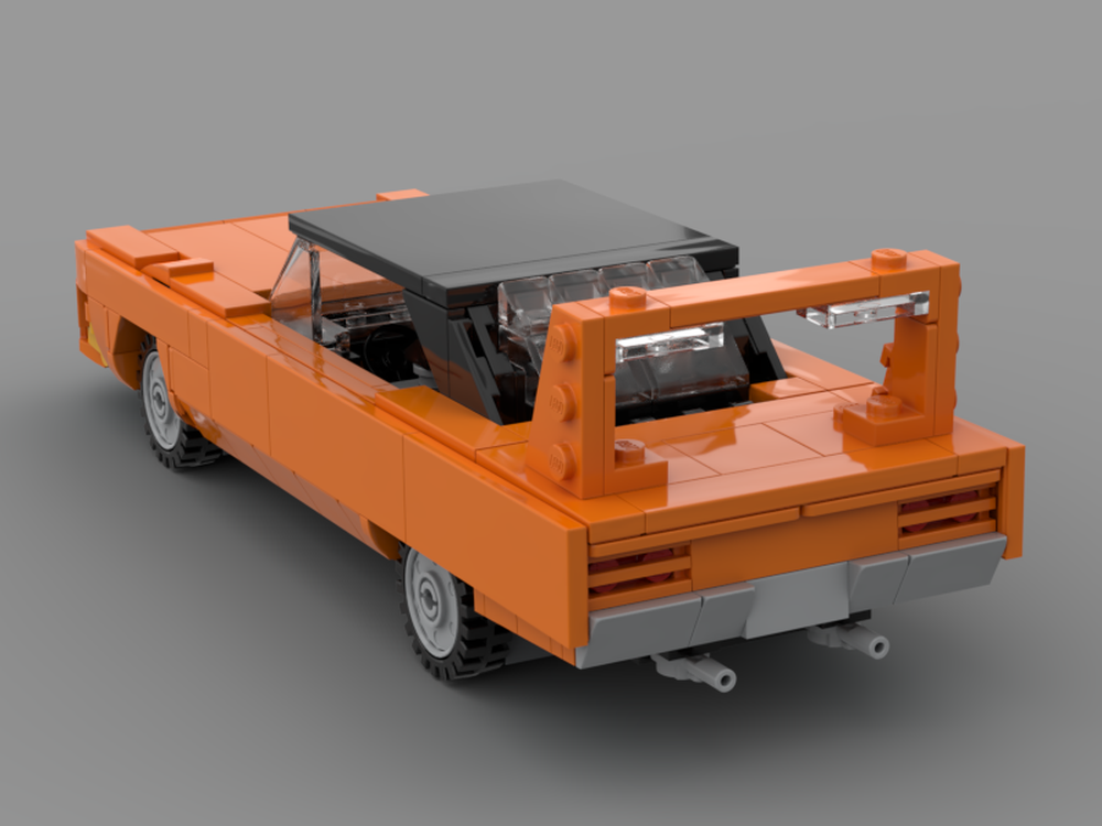 Lego Moc Plymouth Superbird Orange By Dudpr Rebrickable Build