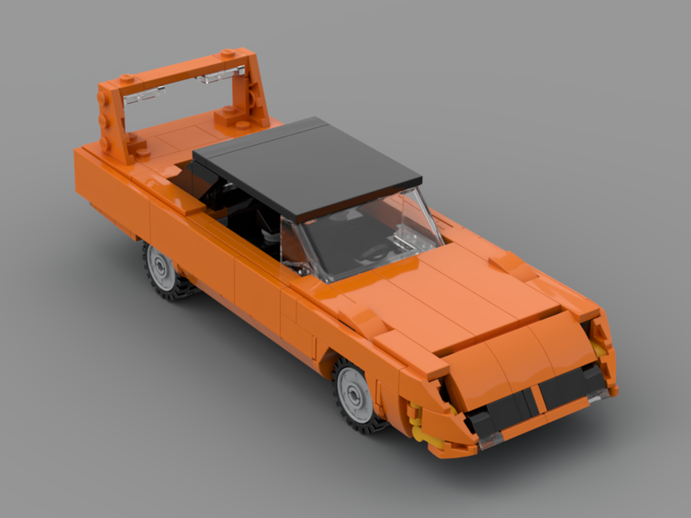 Lego Moc Plymouth Superbird Orange By Dudpr Rebrickable Build