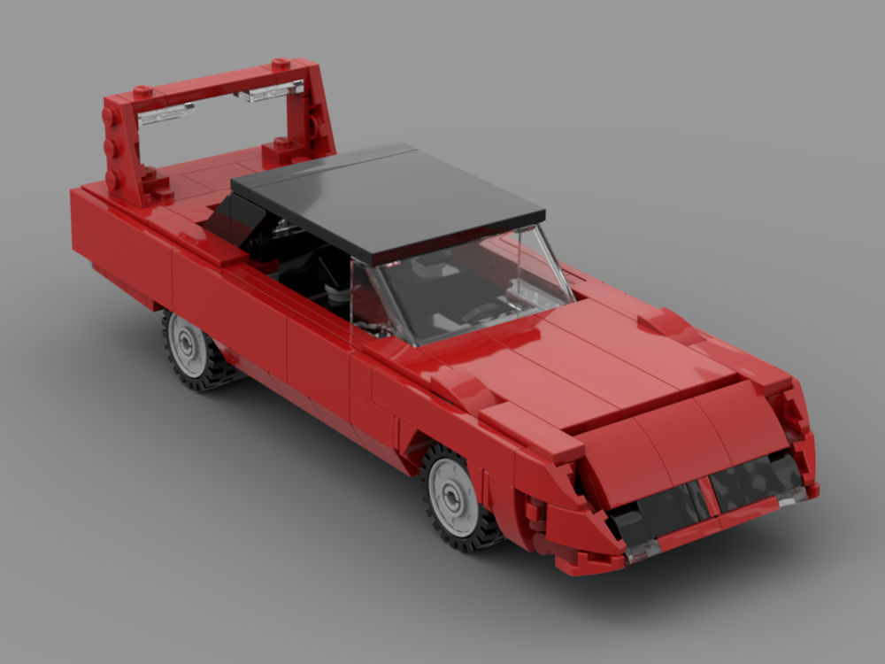 LEGO MOC Plymouth Superbird - Red by DudPR | Rebrickable - Build with LEGO
