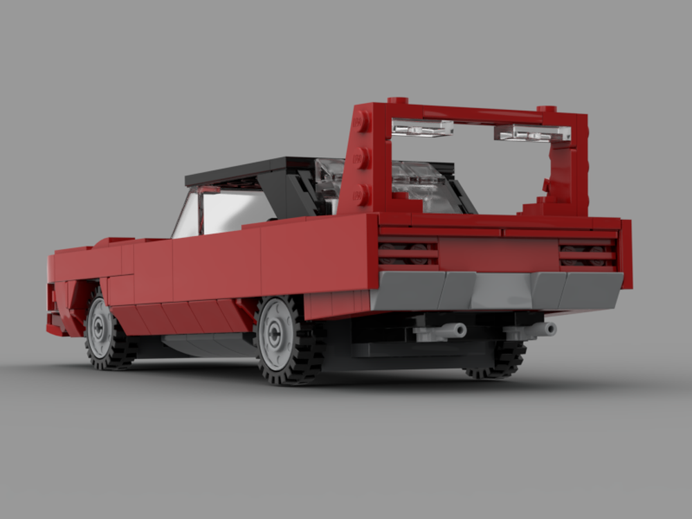 Lego Moc Plymouth Superbird Red By Dudpr Rebrickable Build With Lego