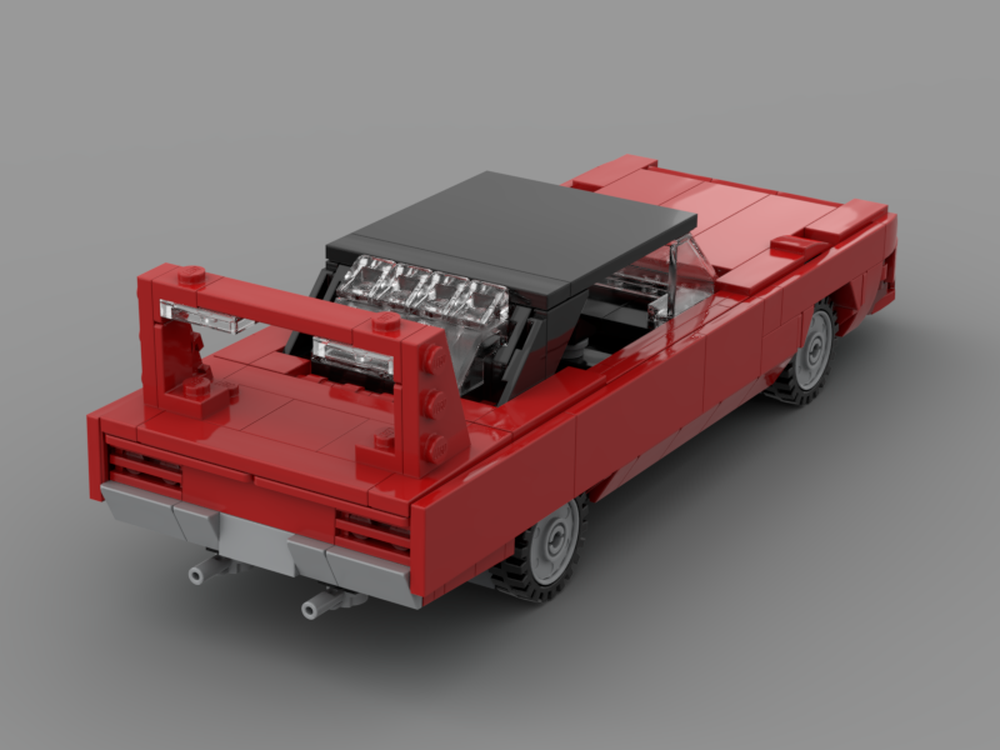 Lego Moc Plymouth Superbird Red By Dudpr Rebrickable Build With Lego