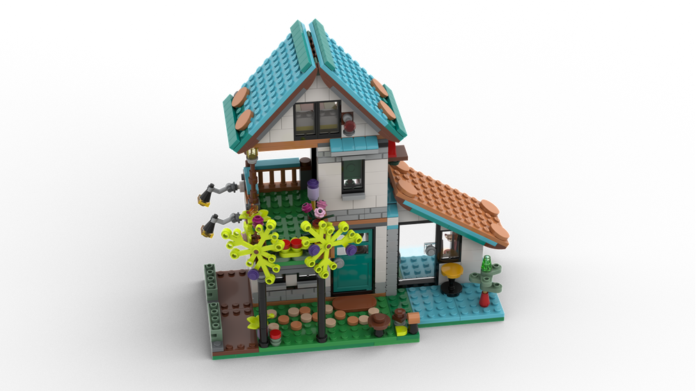 Lego Moc The Florists Nook By Vidter Rebrickable Build With Lego