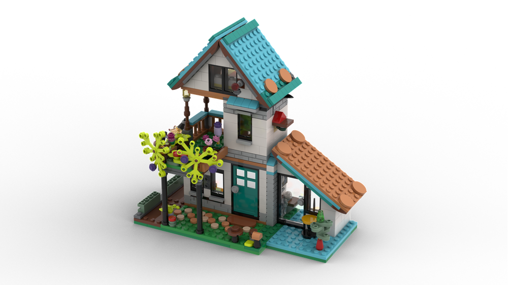 Lego Moc The Florists Nook By Vidter Rebrickable Build With Lego