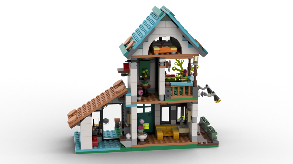 Lego Moc The Florists Nook By Vidter Rebrickable Build With Lego