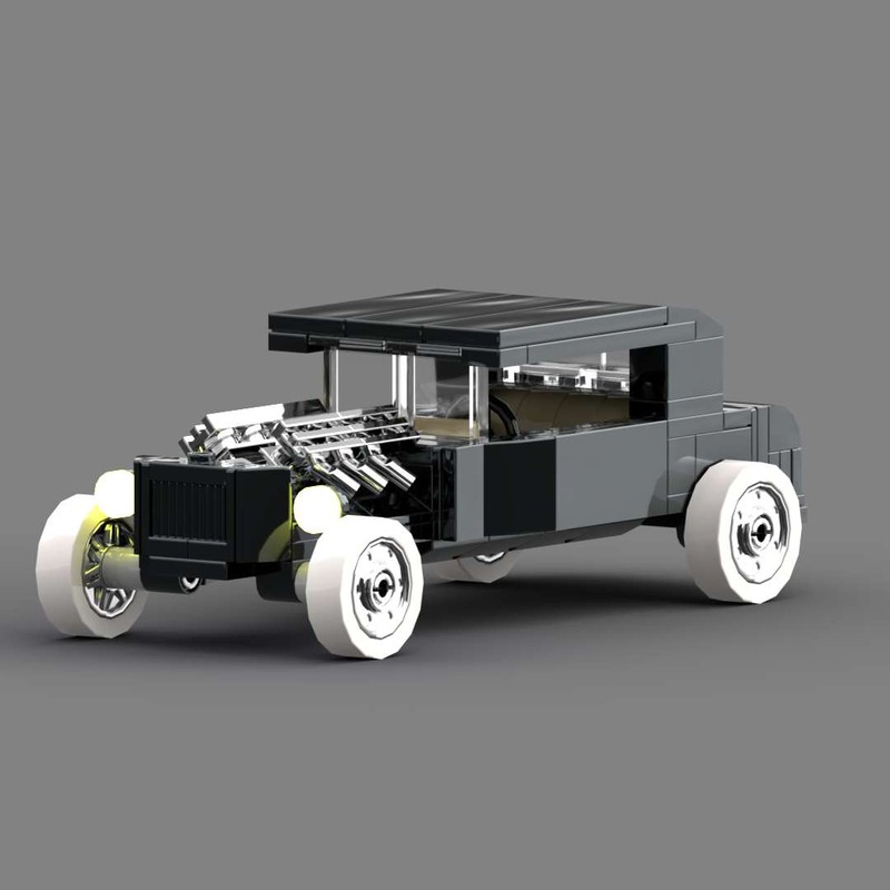 LEGO MOC Hot Rod by Vitszy | Rebrickable - Build with LEGO