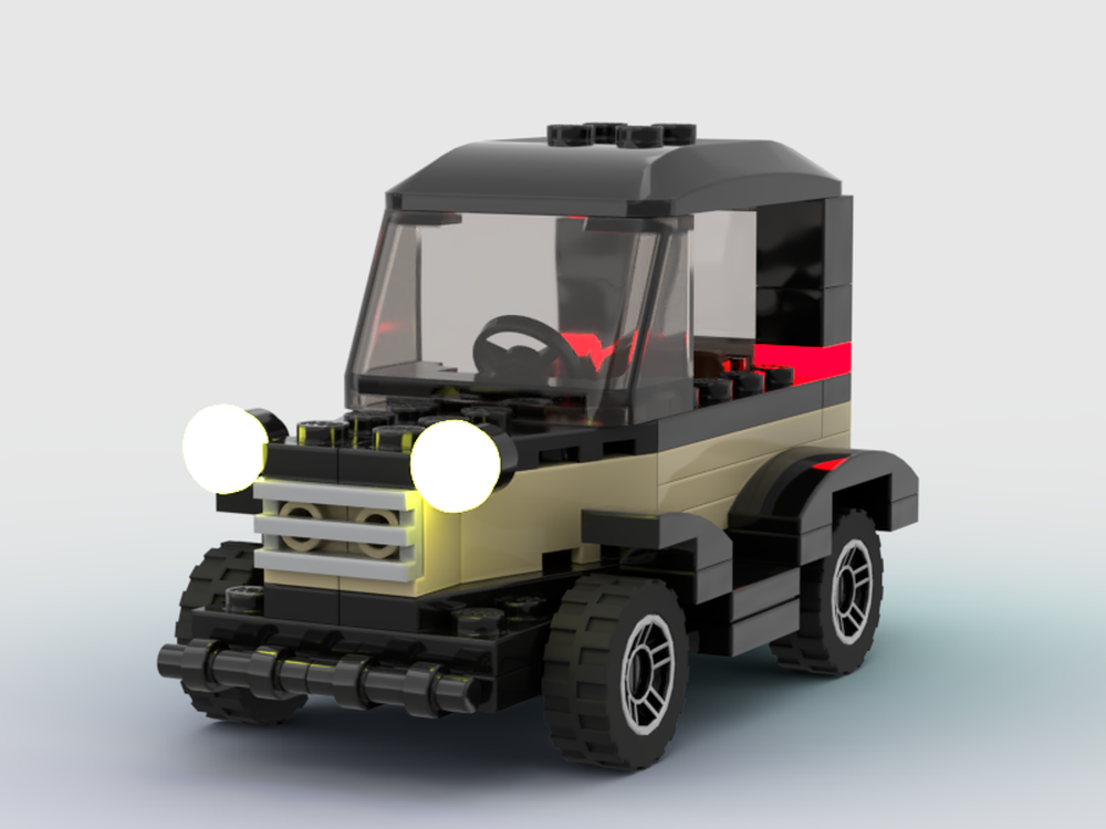 LEGO MOC classic car by Brickies | Rebrickable - Build with LEGO