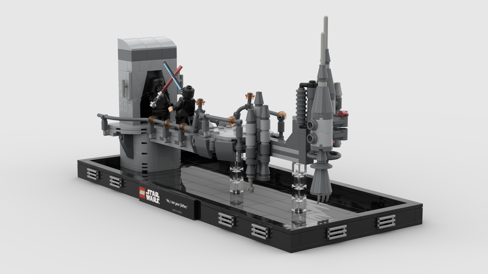 LEGO MOC STAR WARS - Duel on Bespin (Diorama) // Darth Vader vs. Luke ...
