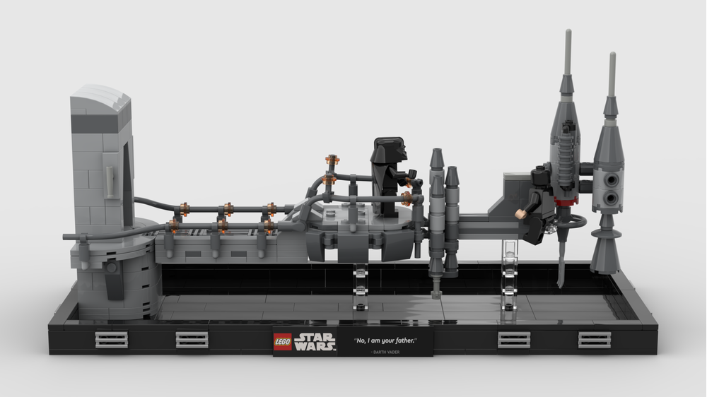 LEGO MOC-188348 STAR WARS - Duel on Bespin (Diorama) // Darth Vader vs ...