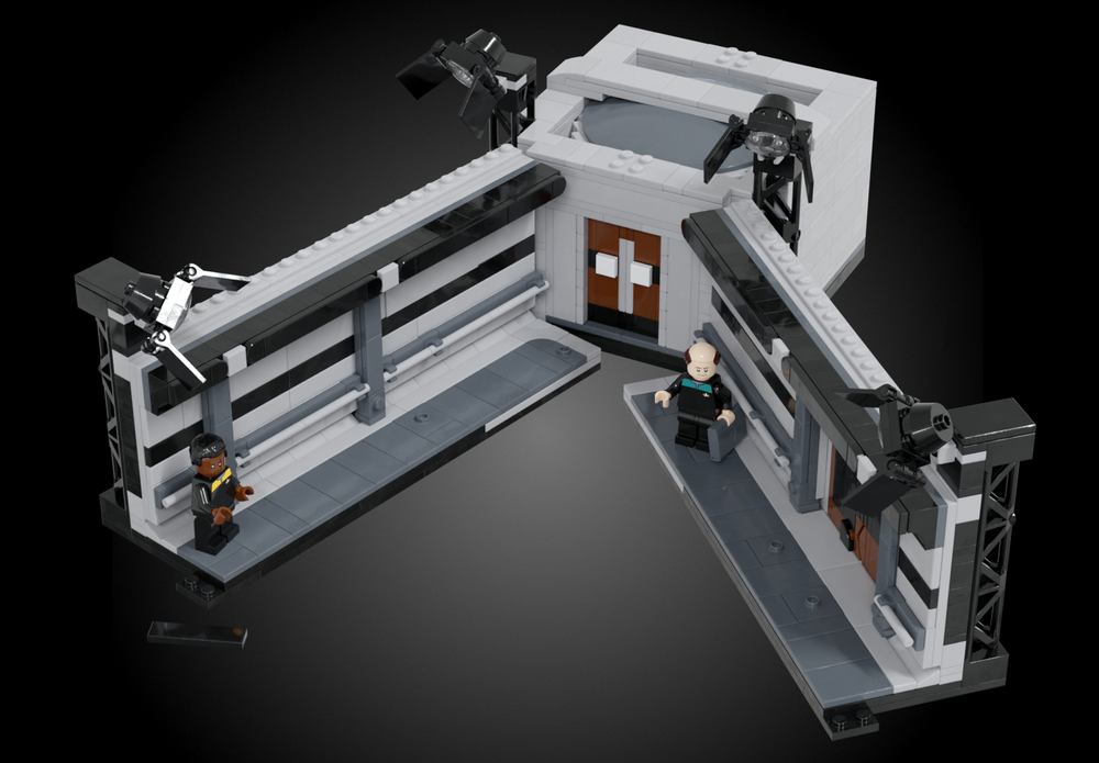 LEGO MOC Voyager Hallway by Lilium Brick Yards | Rebrickable - Build ...