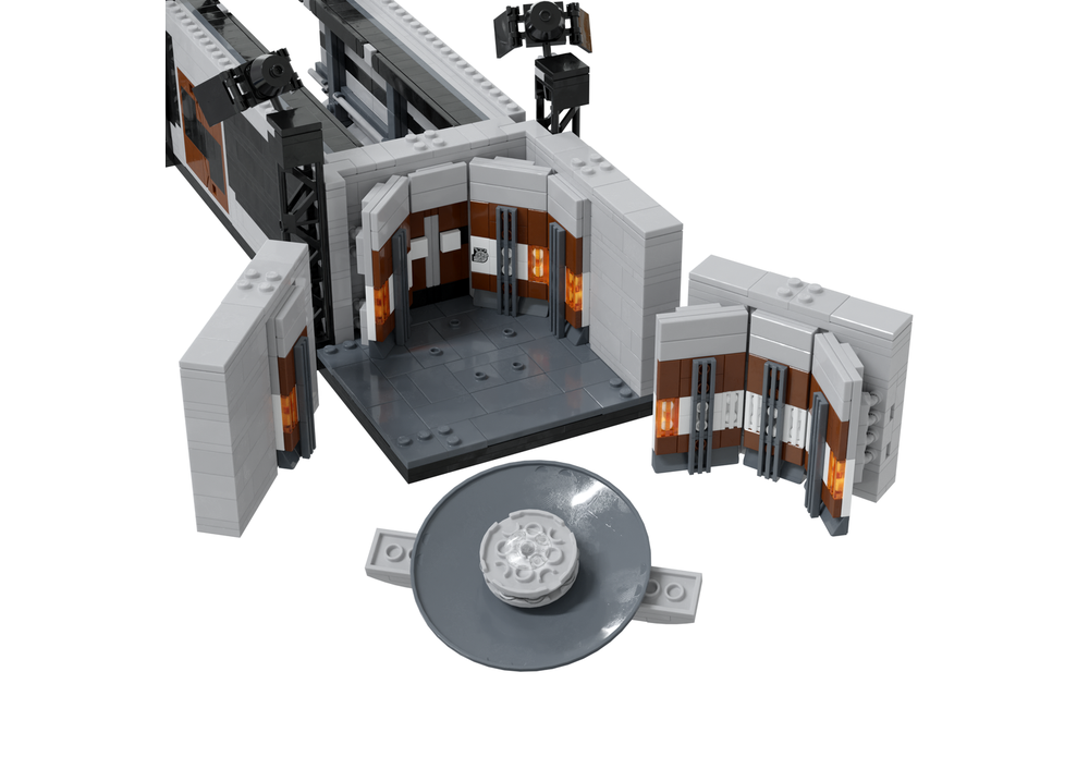 Lego Moc Voyager Hallway By Lilium Brick Yards Rebrickable Build