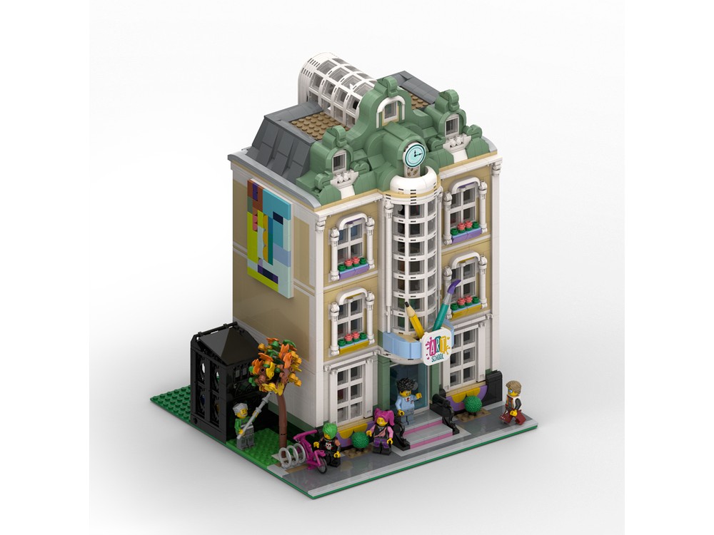 LEGO MOC Art School by BrickAtive | Rebrickable - Build with LEGO