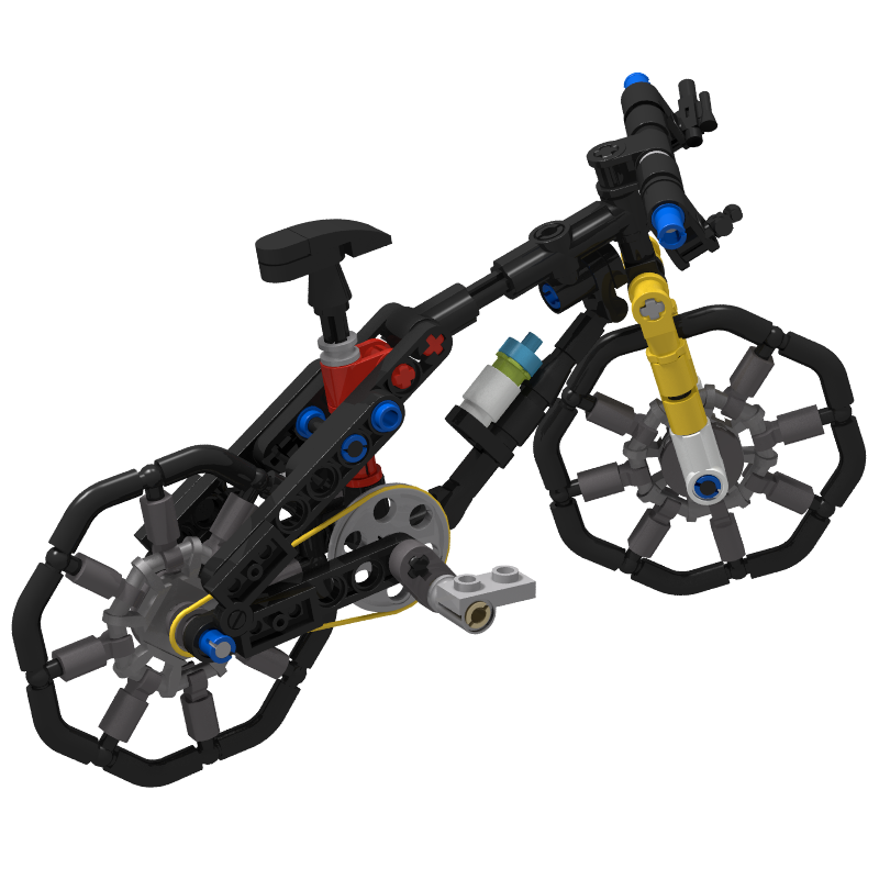 LEGO MOC Mountain Bike by The Brick Detective | Rebrickable - Build with LEGO