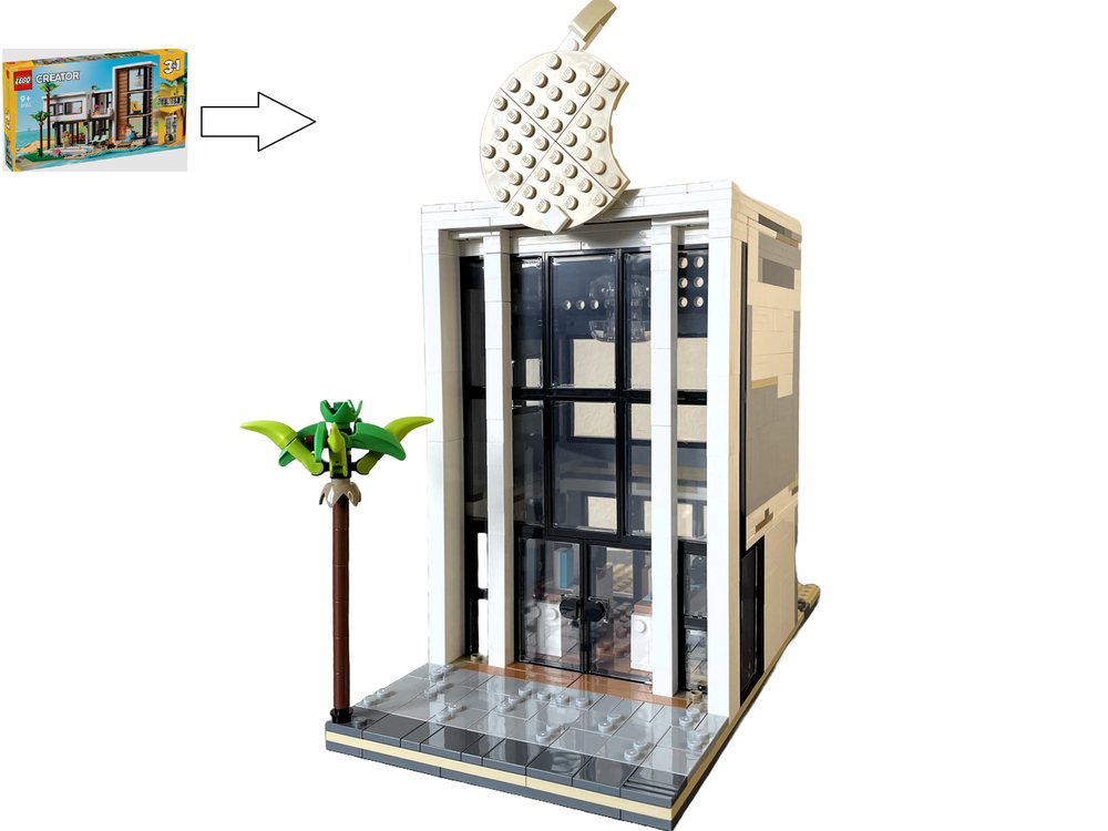LEGO MOC Apple Store Modular Alternate build of 31153 Modern House by ...