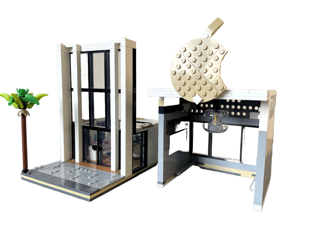 Lego Moc Apple Store Modular Alternate Build Of 31153 Modern House By