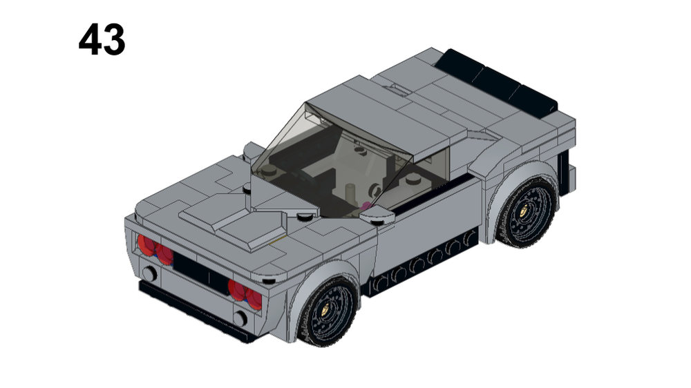 Lego Moc 76917 Dodge Challenger By Sdcwan006 Rebrickable Build With