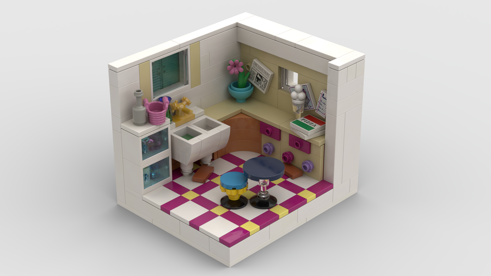 LEGO MOC Kitchen by patedod266 | Rebrickable - Build with LEGO