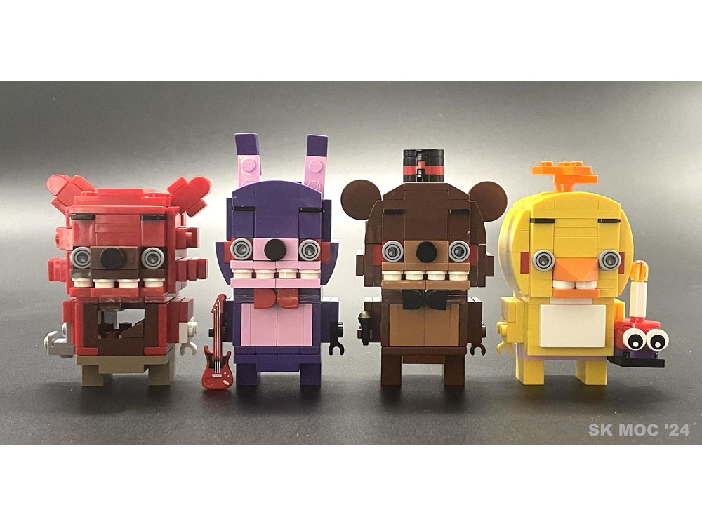 Lego Moc Five Nights At Freddys By Skmoc Rebrickable Build With Lego