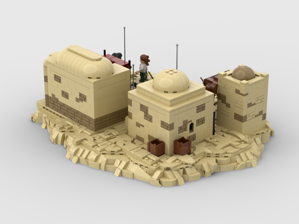 Lego Moc Desert Diorama By Gabizon Rebrickable Build With Lego