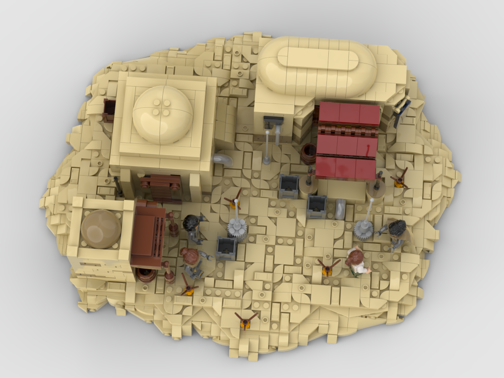 Lego Moc Desert Diorama By Gabizon Rebrickable Build With Lego