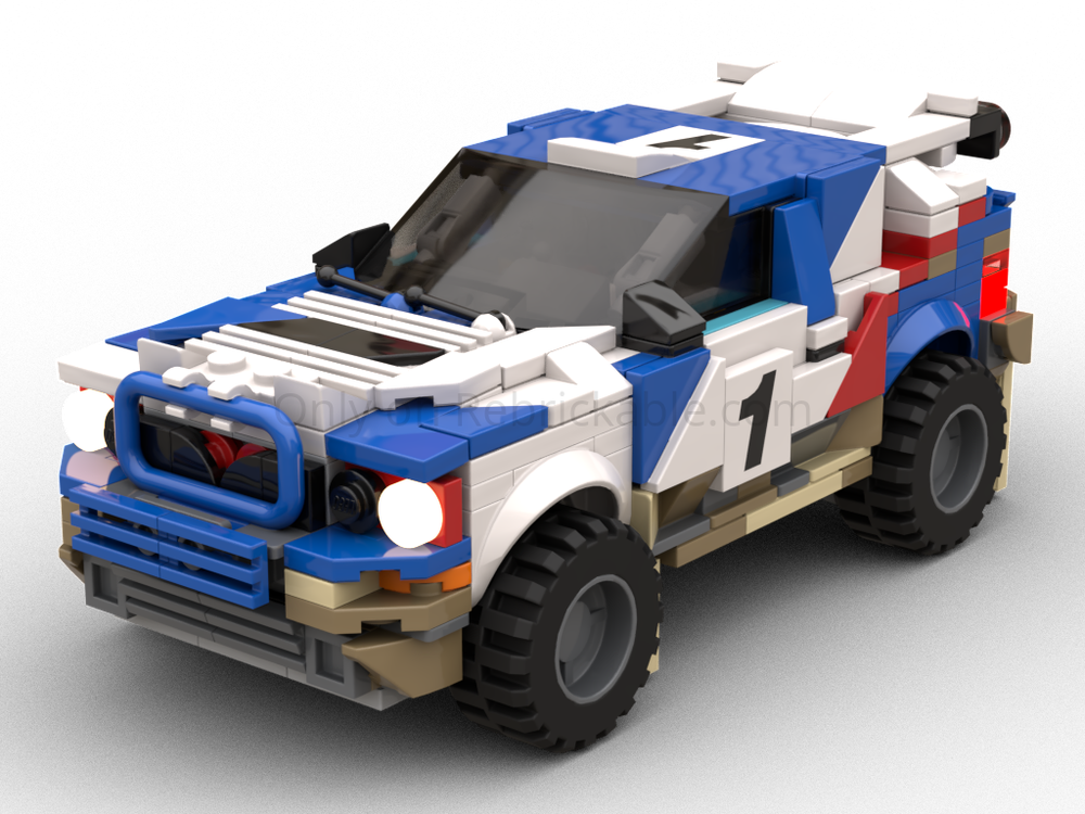 LEGO MOC Lancia Delta - DAKAR'94 Hi-Fi [Servià'94] (HF INTEGRALE series ...